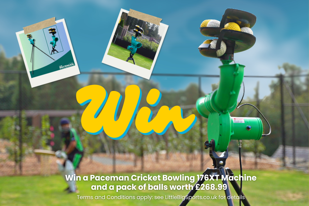 Win a Paceman Cricket Bowling Machine and balls – Little Big Sports