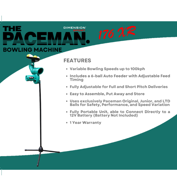 Paceman 176 XR Bowling Machine – Little Big Sports